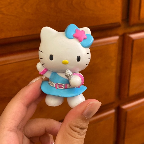 Sanrio | Toys | Hello Kitty Rock Star Singer Figurine | Poshmark